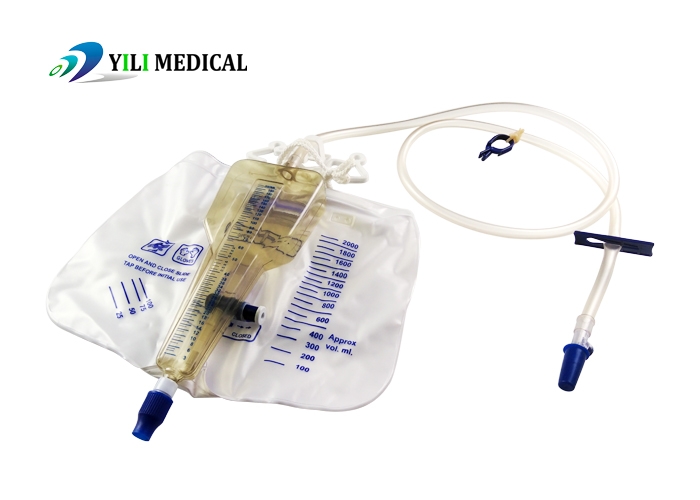 Hospital Use Urine Meter Drainage Bag with Anti-reflux Chamber-iulin ...